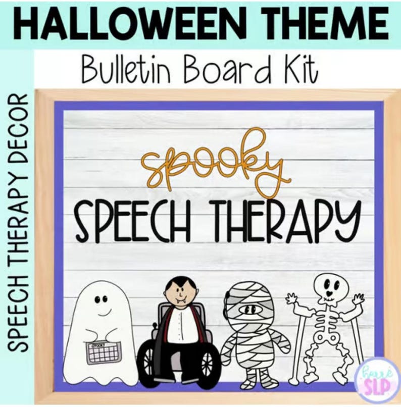 Digital Bulletin Board, Instant PDF Download, Classroom Decor, Spooky ...