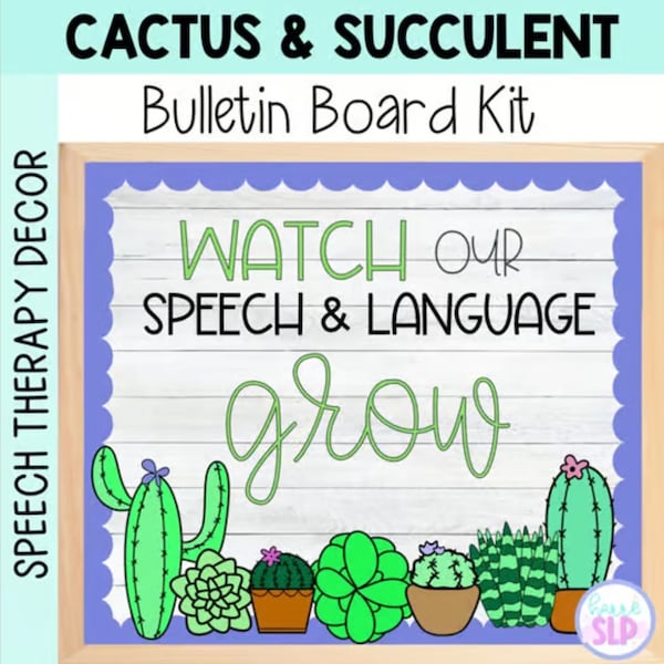 Cactus Bulletin Board - Etsy