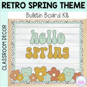 Digital Bulletin Board, Instant PDF Download, Classroom Decor, Hello ...