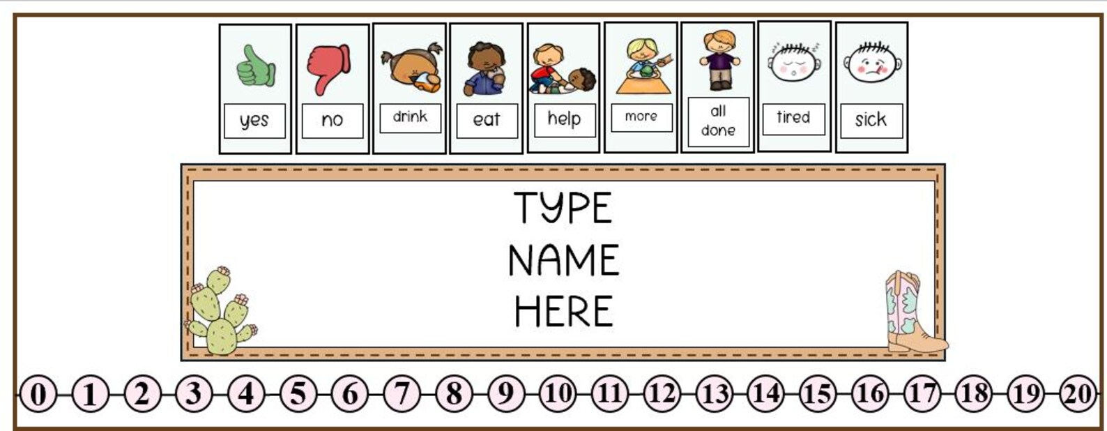 Editable Student Name Tags, Printable Student Name Tags, Back to School ...