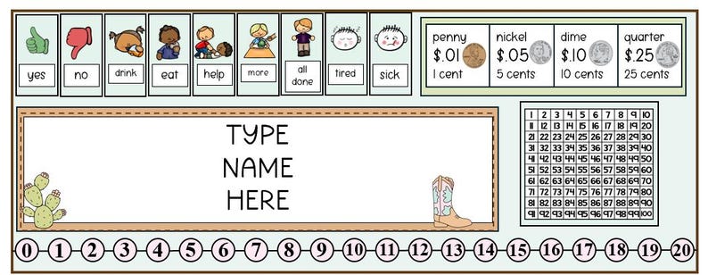 Editable Student Name Tags, Printable Student Name Tags, Back to School ...