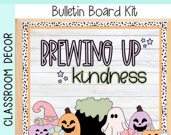 Digital Bulletin Board, Instant PDF Download, Classroom Decor, Spooky ...