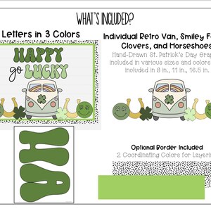 St. Patrick's Day Bulletin Board Kit: Retro Classroom Decor (PDF ...