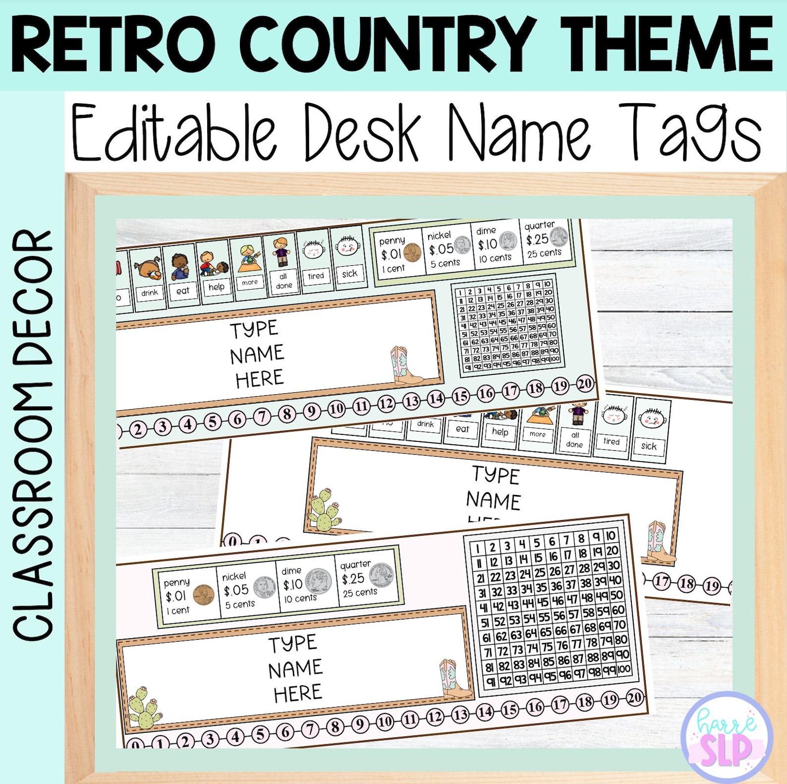 Editable Student Name Tags, Printable Student Name Tags, Back to School ...