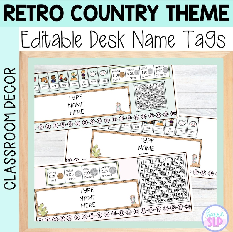 Editable Student Name Tags, Printable Student Name Tags, Back to School ...