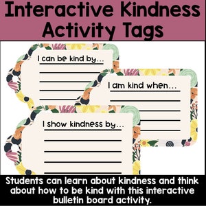 Digital Bulletin Board, Instant PDF Download, Classroom Decor, Kindness ...