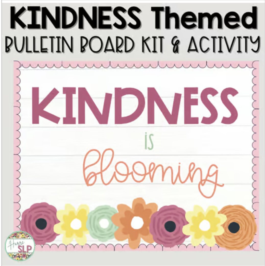 Digital Bulletin Board, Instant PDF Download, Classroom Decor, Kindness ...