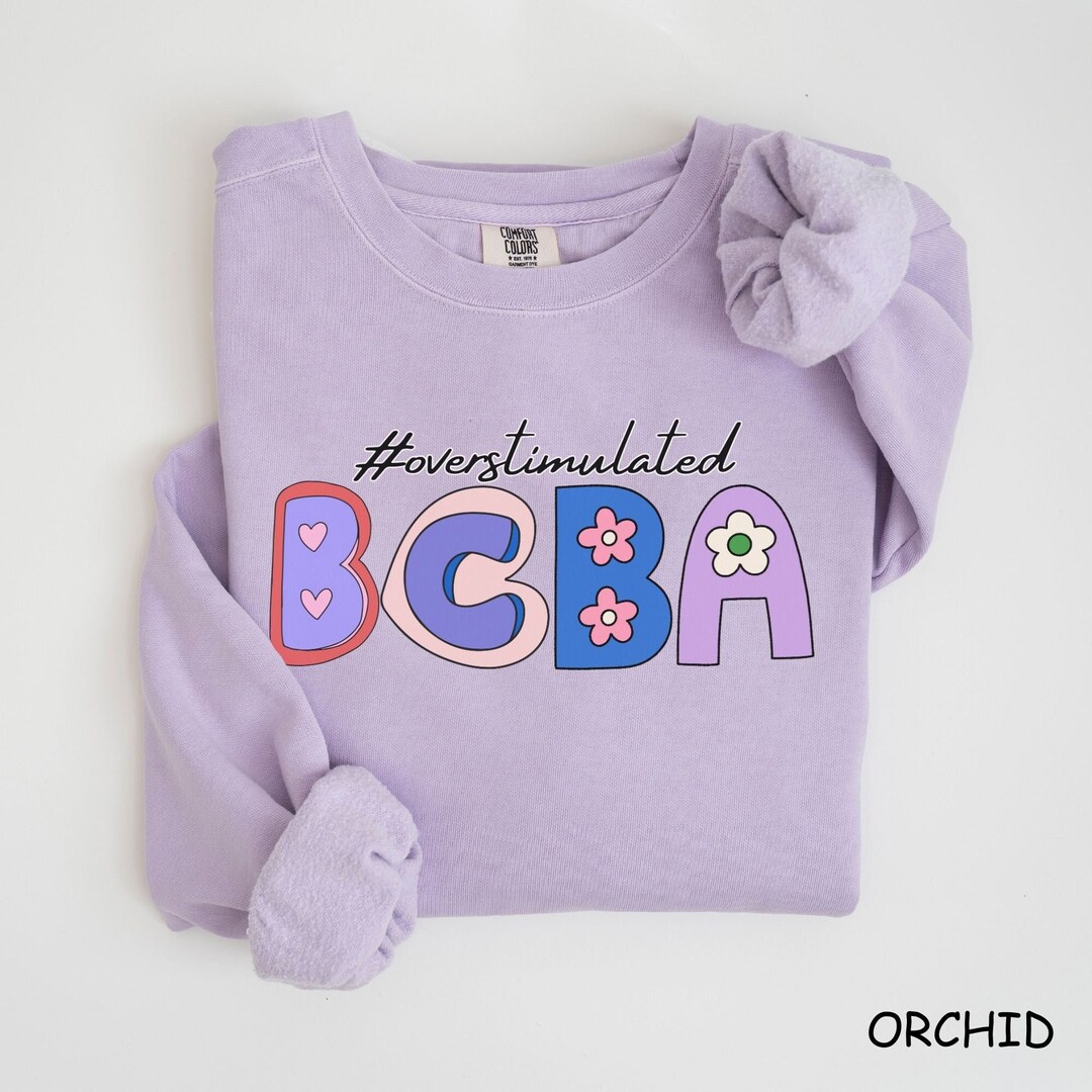 Funny BCBA Sweater, Behavior Analyst Sweatshirt, ABA Therapy Crewneck ...