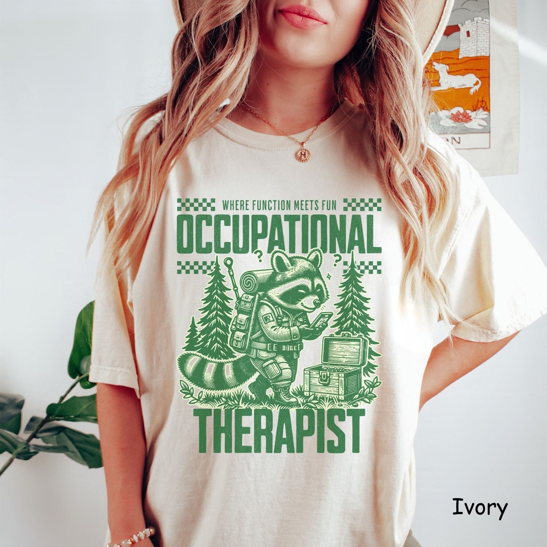 Comfort Colors® Cute Occupational Therapy Shirt, OT Shirt, Occupational ...