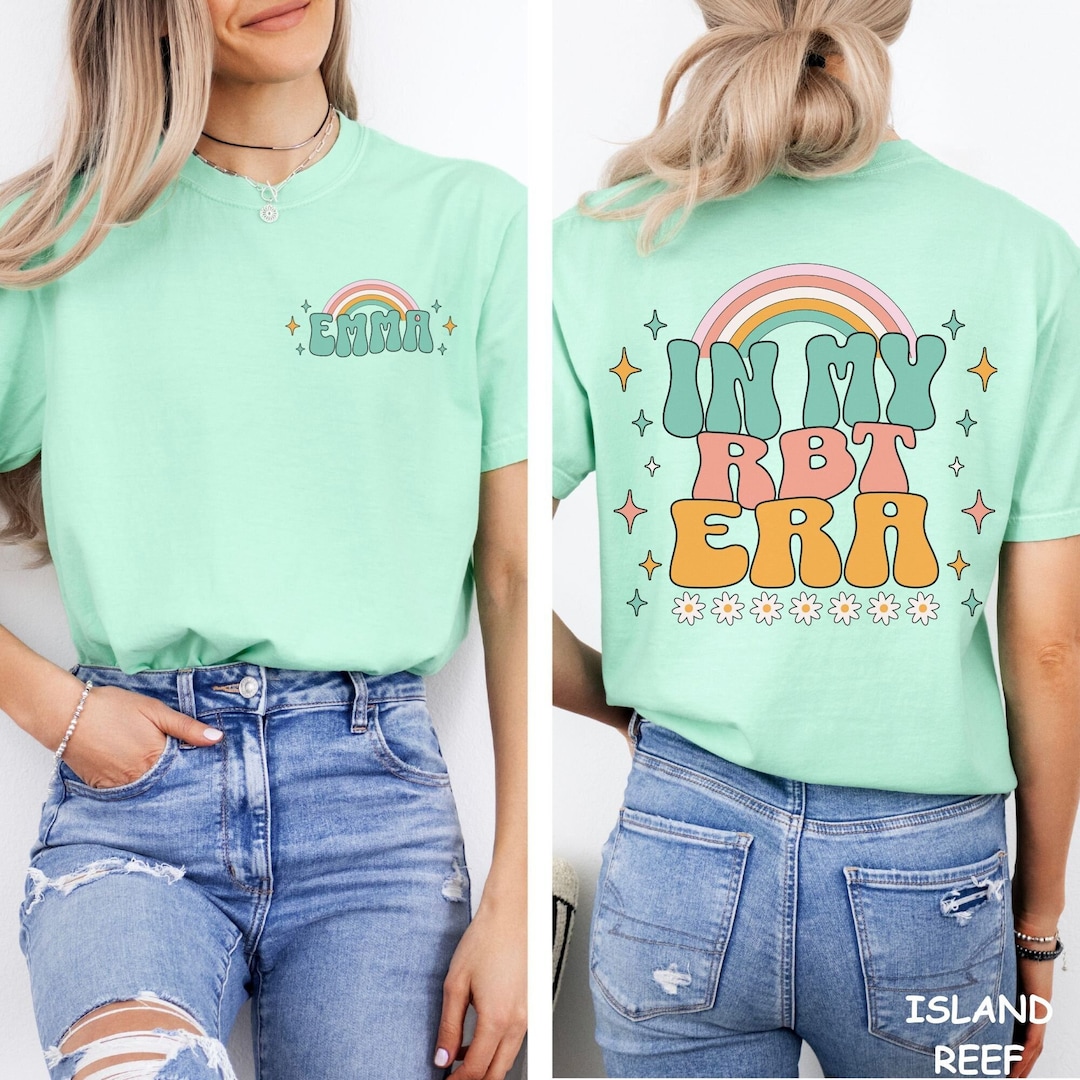 RBT Shirts, in My RBT Era, Custom Behavior Therapy Shirt, ABA Therapist ...