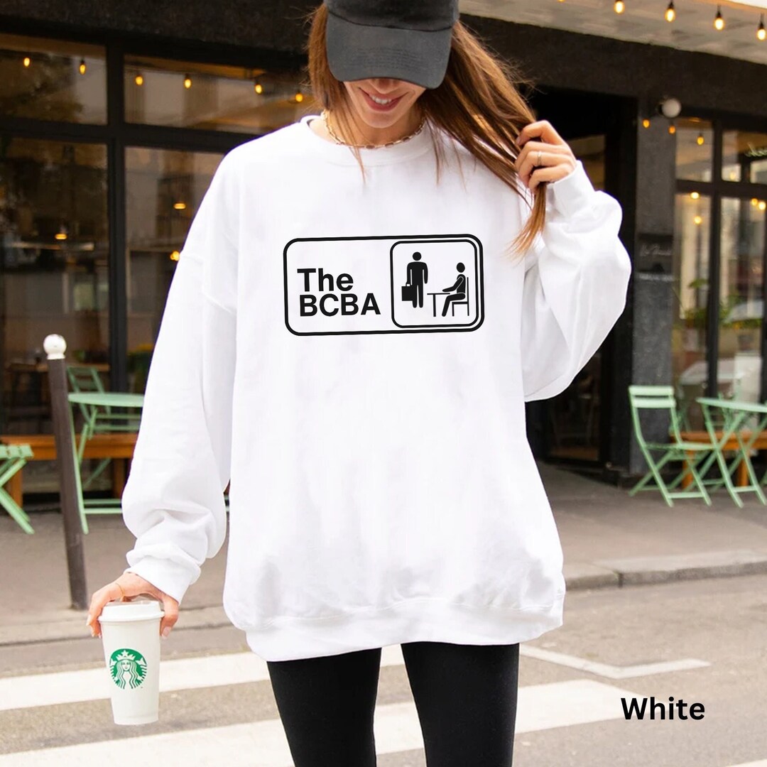 The BCBA Sweatshirt, the Office Tv Show, Behavior Analyst Sweater, Cute ...