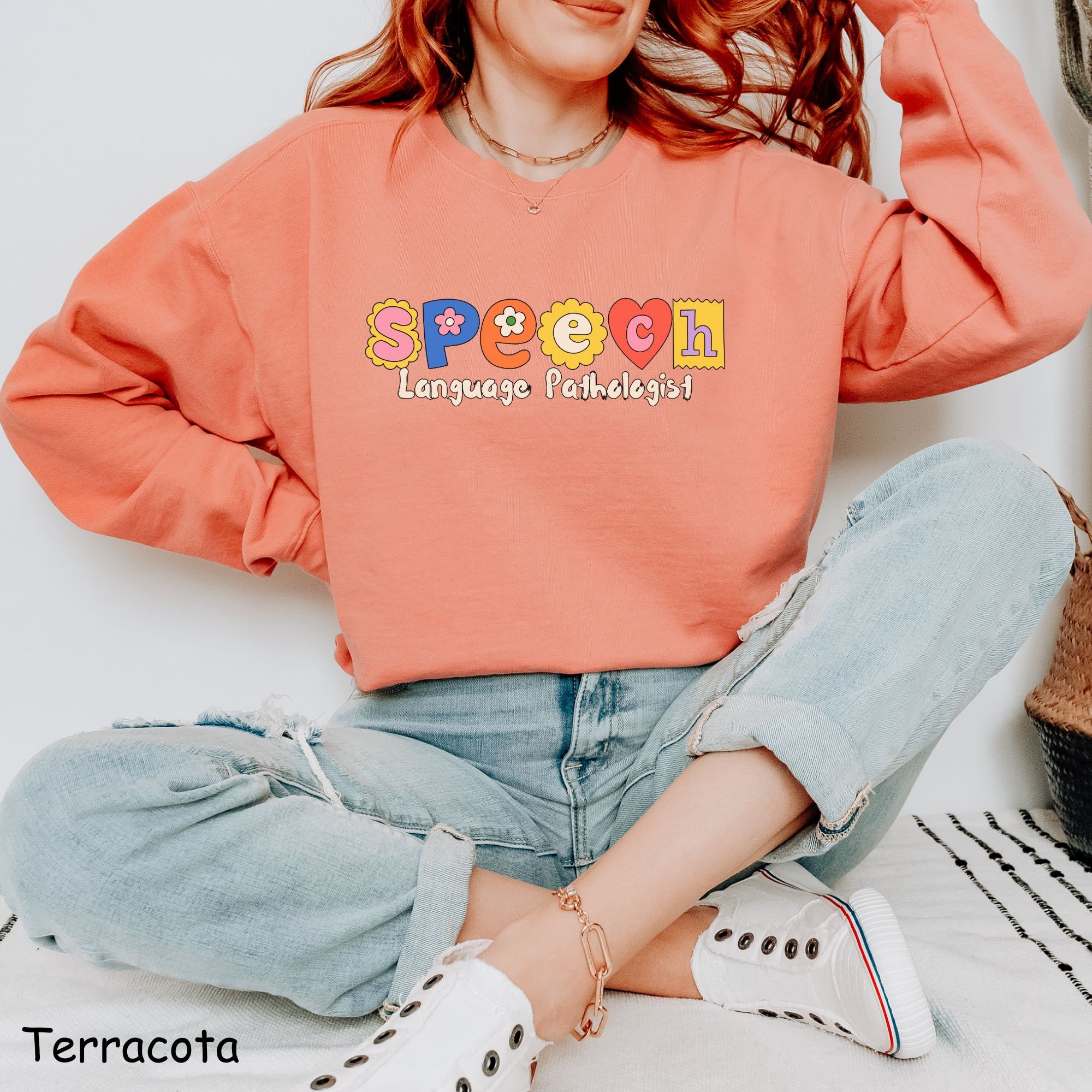 SLP Sweatshirt, Cute Speech Language Pathologist Sweater, SLP Gifts ...
