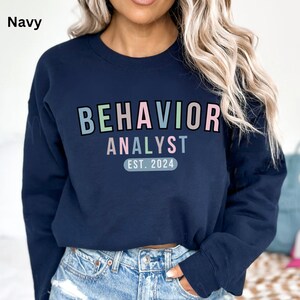 Custom Behavior Analyst Era Sweater, Personalized Year Sweatshirt, BCBA ...