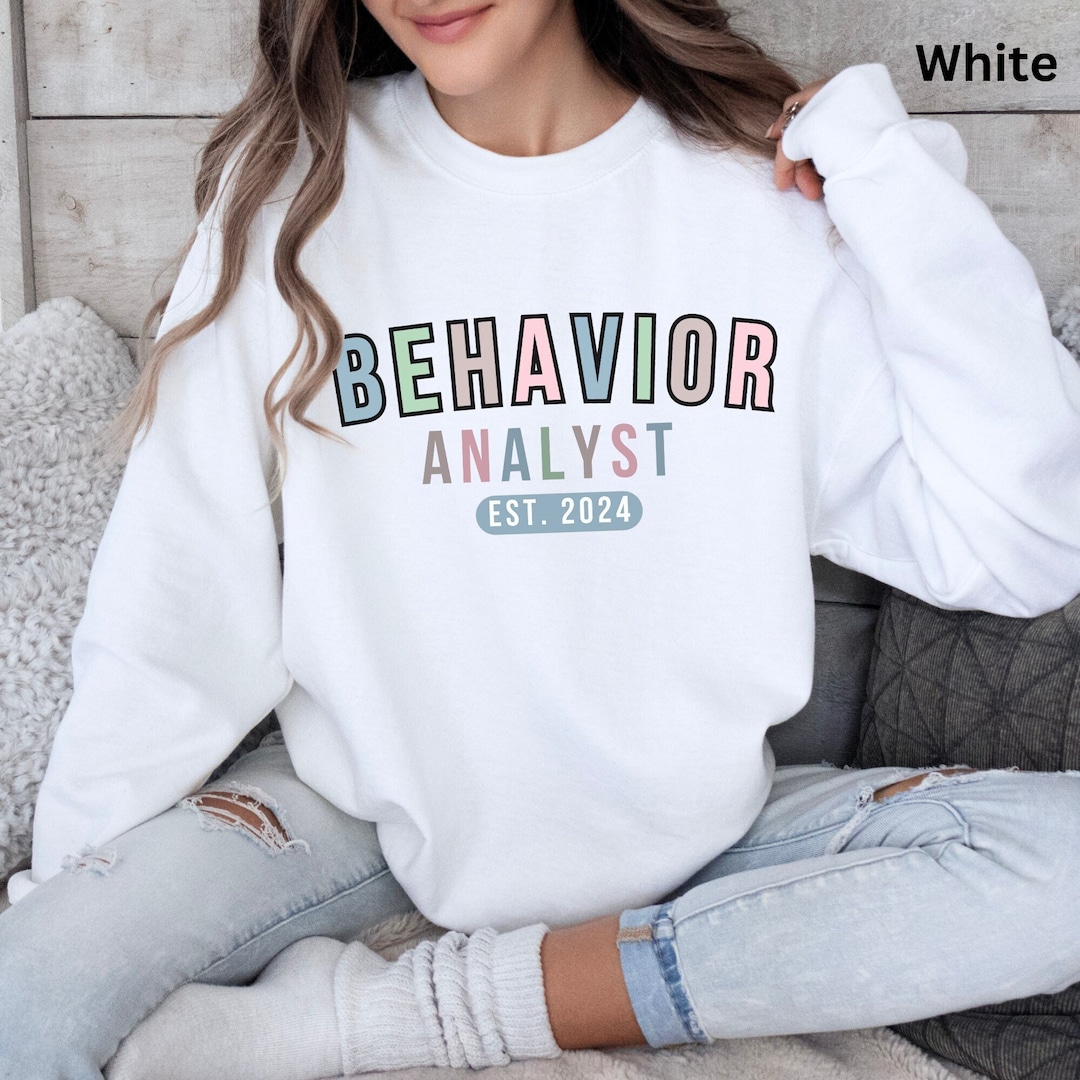Custom Behavior Analyst Era Sweater, Personalized Year Sweatshirt, BCBA ...