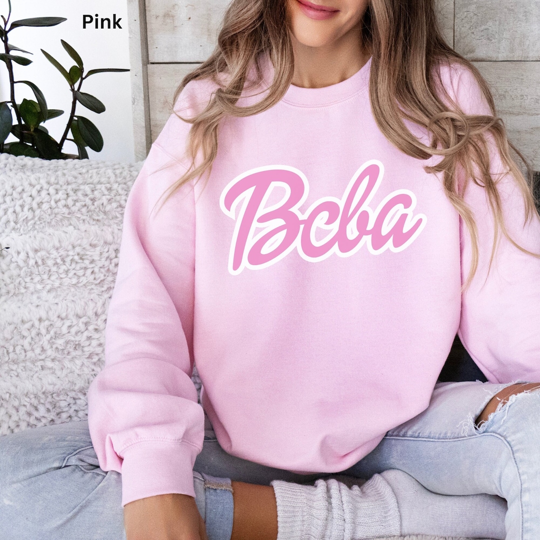 Certified Behavior Analyst Barbi Sweatshirt, Pink Movie Sweater, BCBA ...