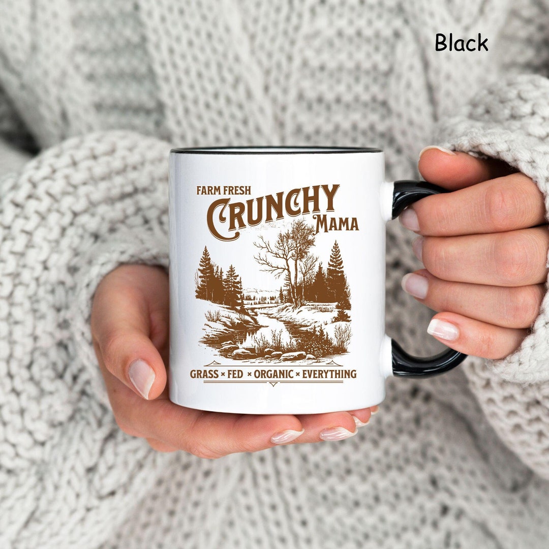 Crunchy Mom Mug, Natural Mama Gift, I Bake My Own Bread, Homeschool Mom ...