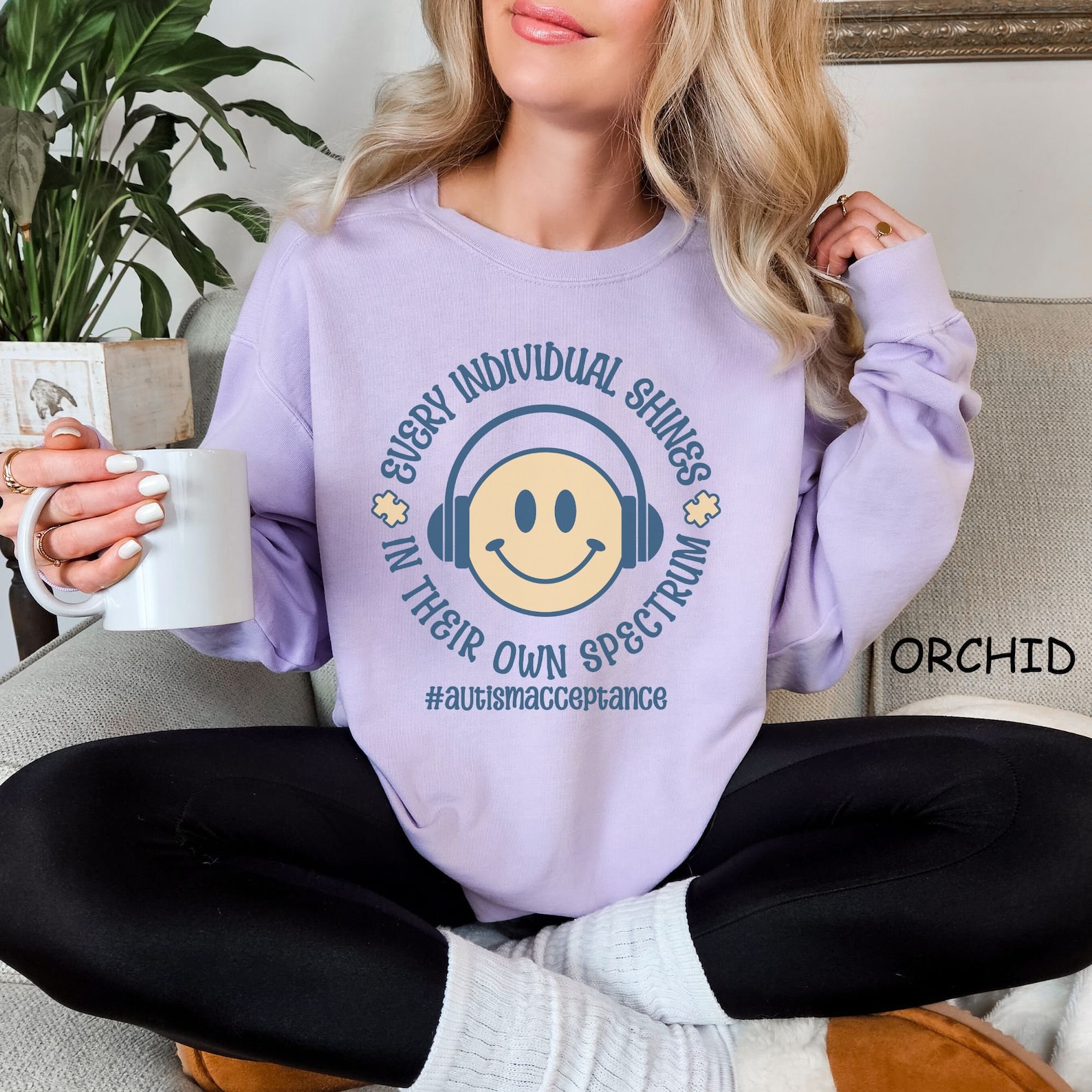 Autism Acceptance Sweater, Autism Mom Sweatshirt, Autism Awareness ...