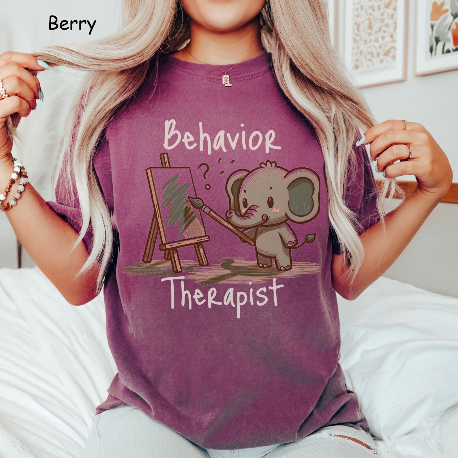 Comfort Colors® ABA Therapy Shirt, Behavior Therapist Tshirt, Cute RBT ...
