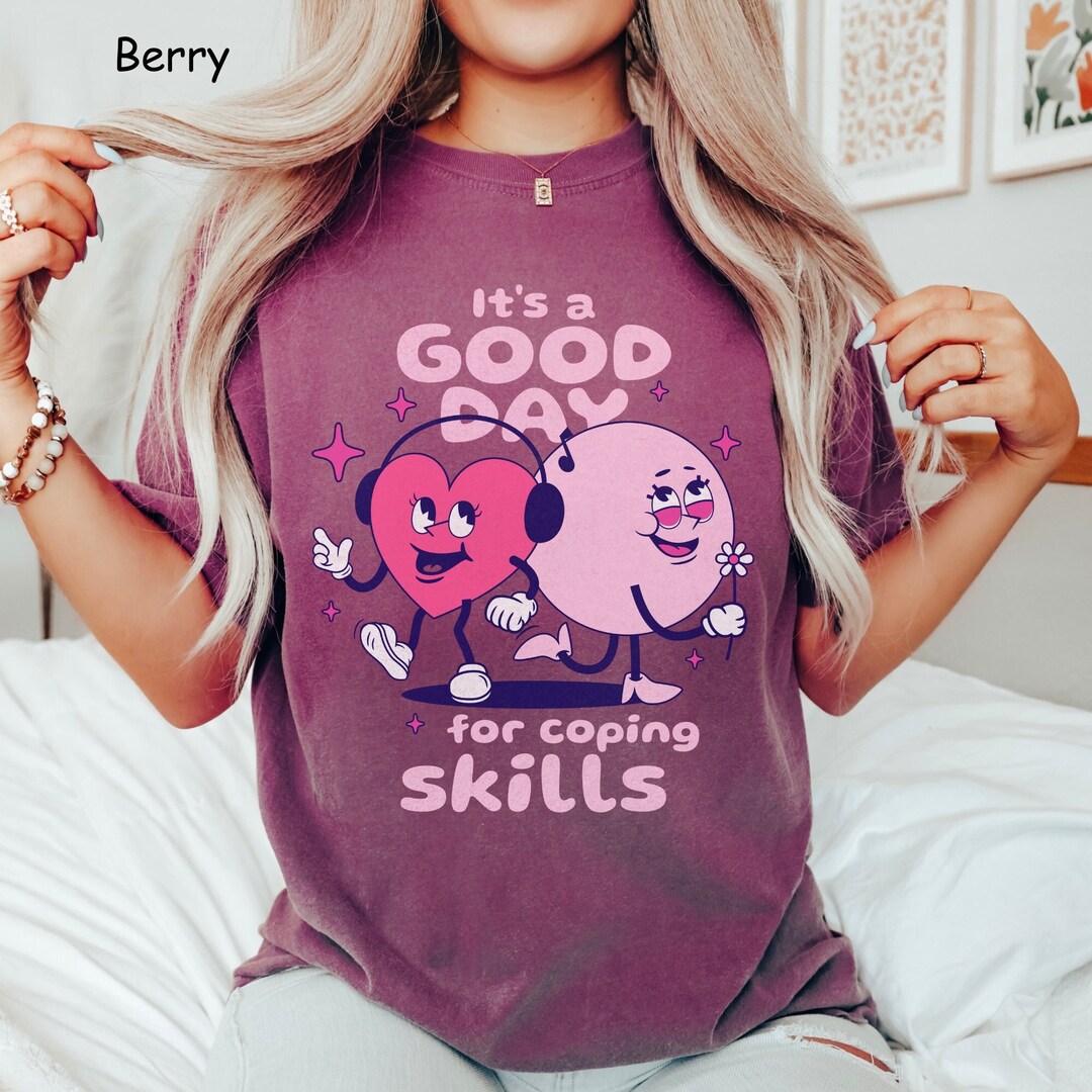 School Social Worker Shirt, Coping Comfort Colors T-shirt, Retro ...