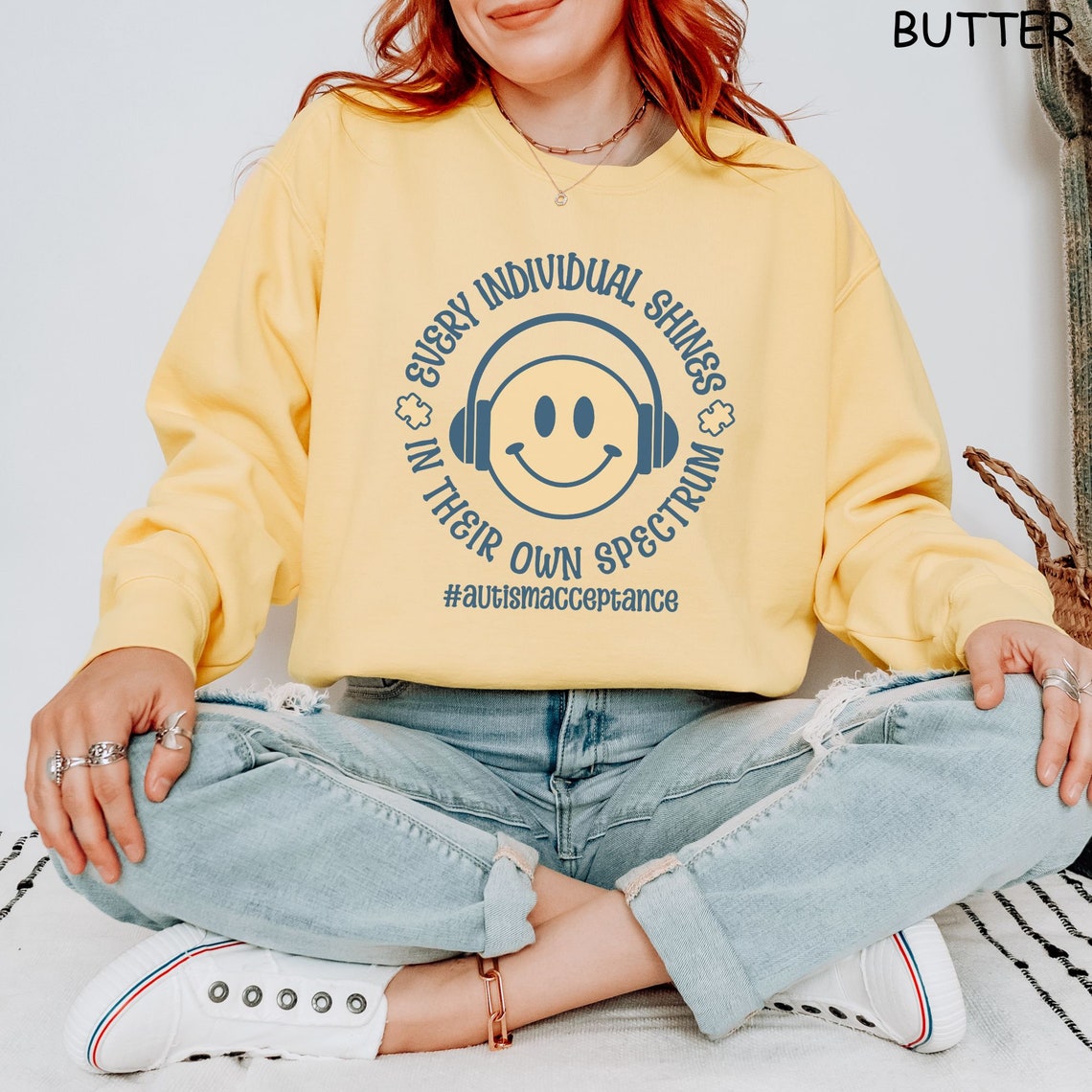 Autism Acceptance Sweater, Autism Mom Sweatshirt, Autism Awareness ...