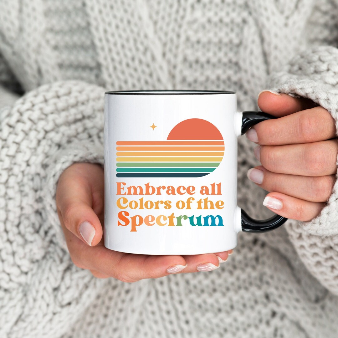 Autism Acceptance and Awareness Mug, Autism Mom Gift, Retro ...