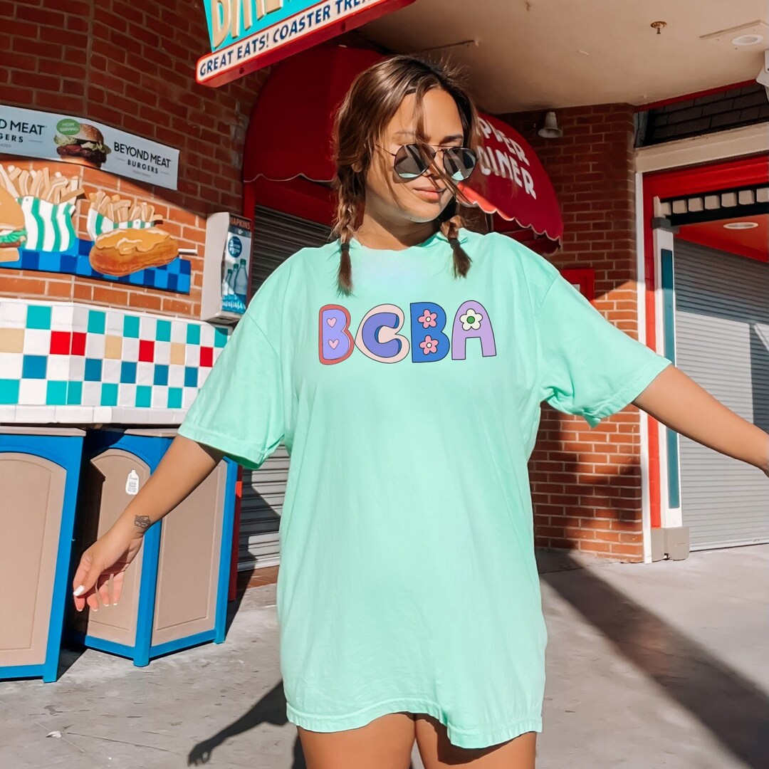 Funny BCBA Comfort Colors Shirt, BCBA Tshirts, ABA Therapy Clothes ...