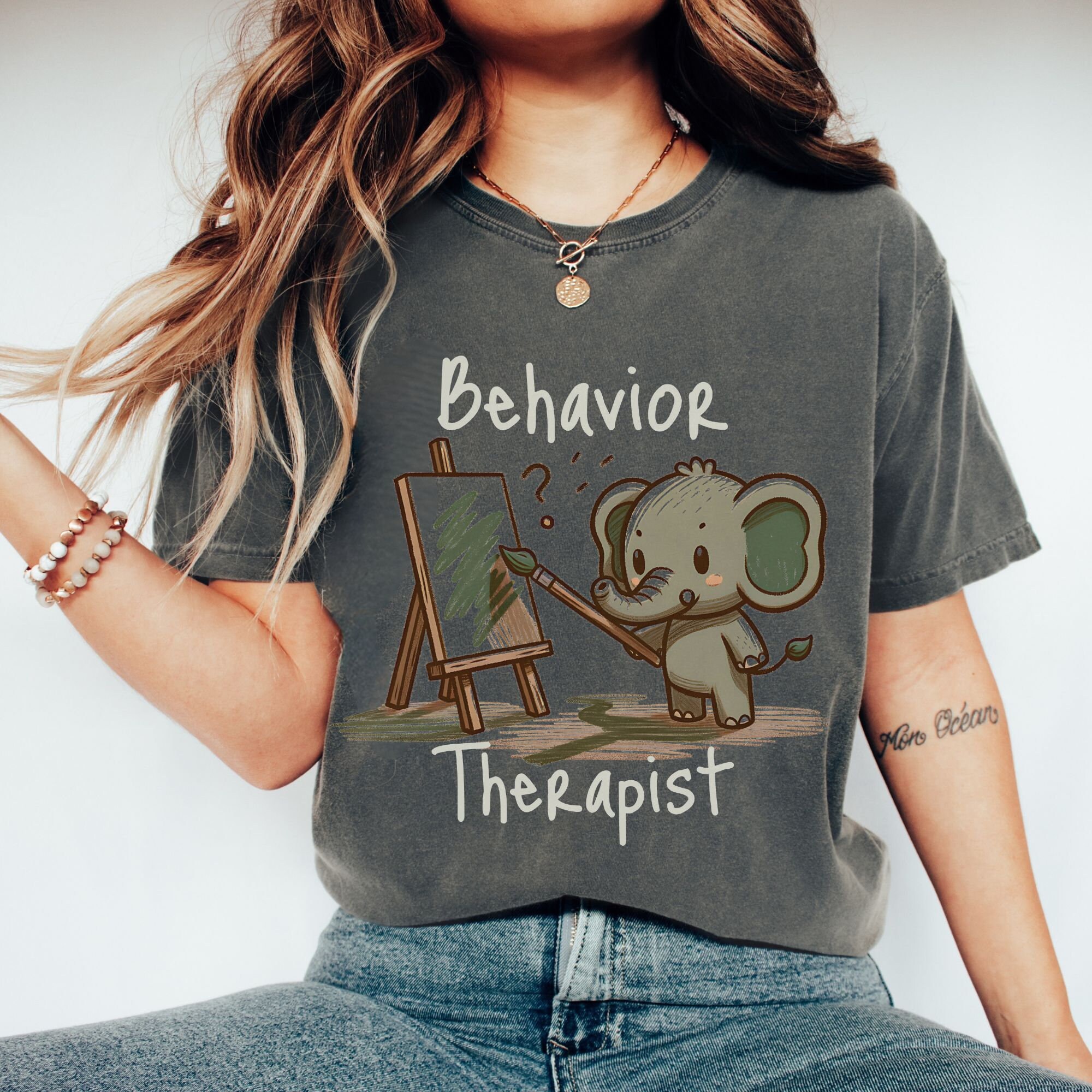 Comfort Colors® ABA Therapy Shirt, Behavior Therapist Tshirt, Cute RBT ...