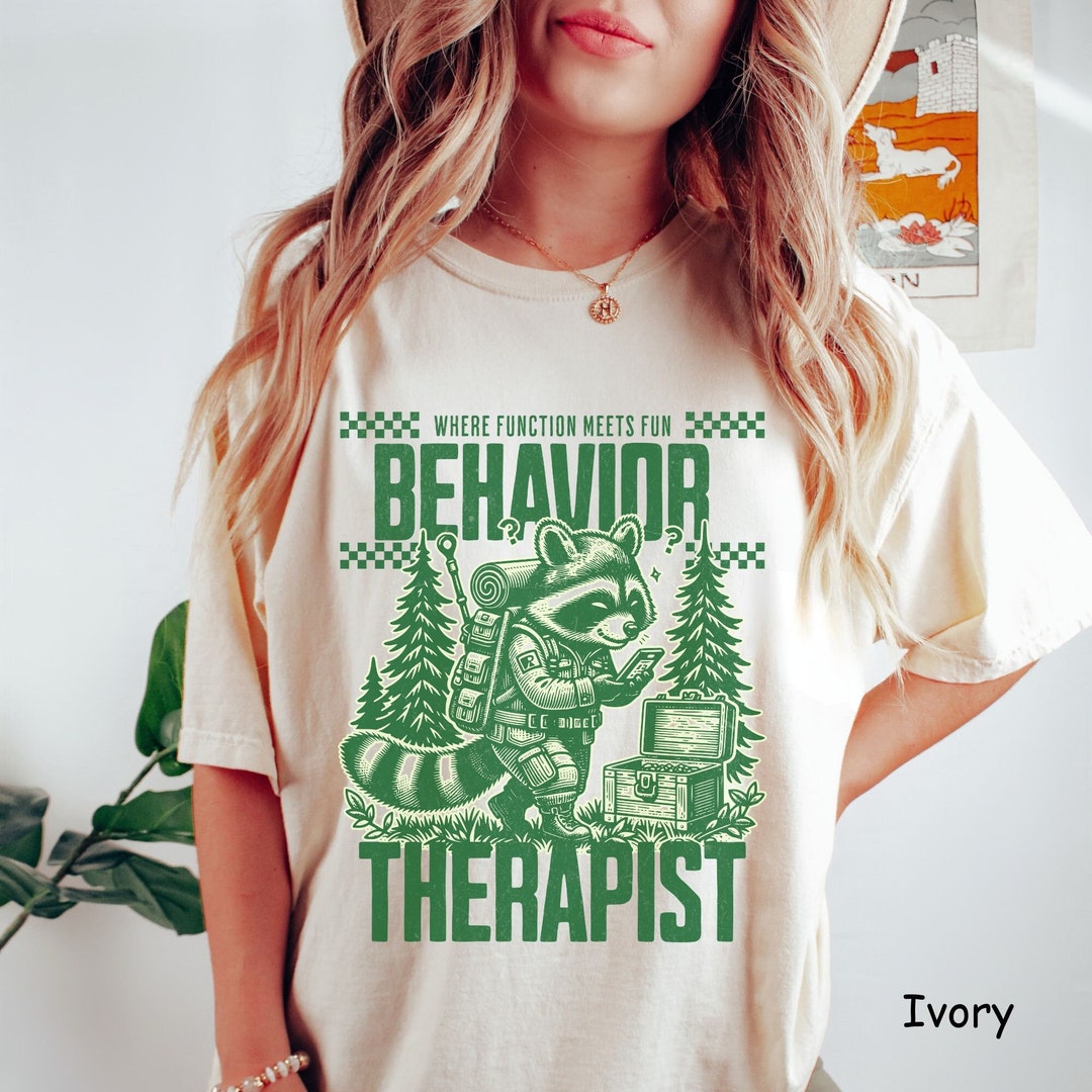 Comfort Colors® Cute ABA Therapy Shirt, RBT Shirt, Behavior Therapist ...