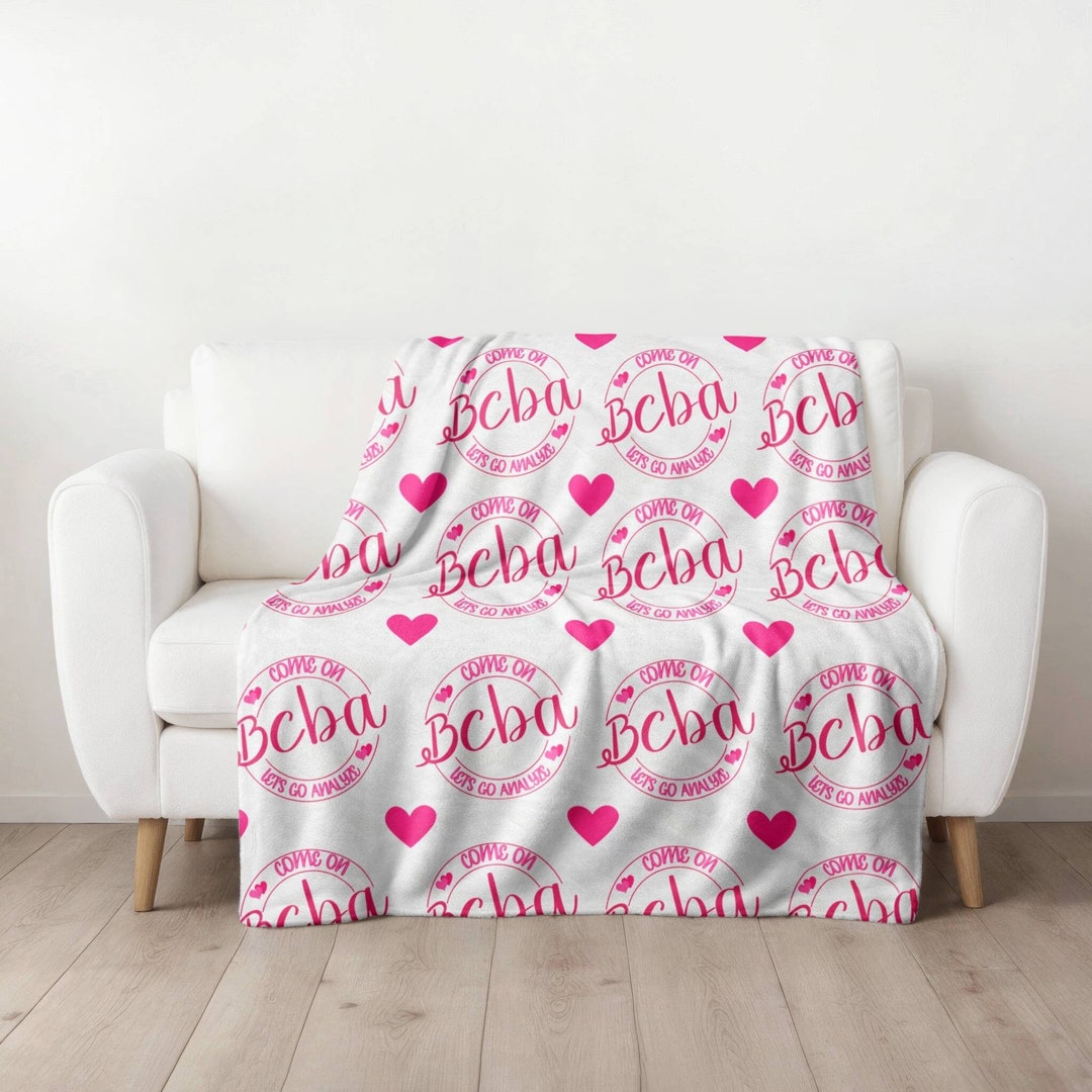 Behavior Analyst Blanket, BCBA Gift, ABA Therapist Blanket, BCBA ...