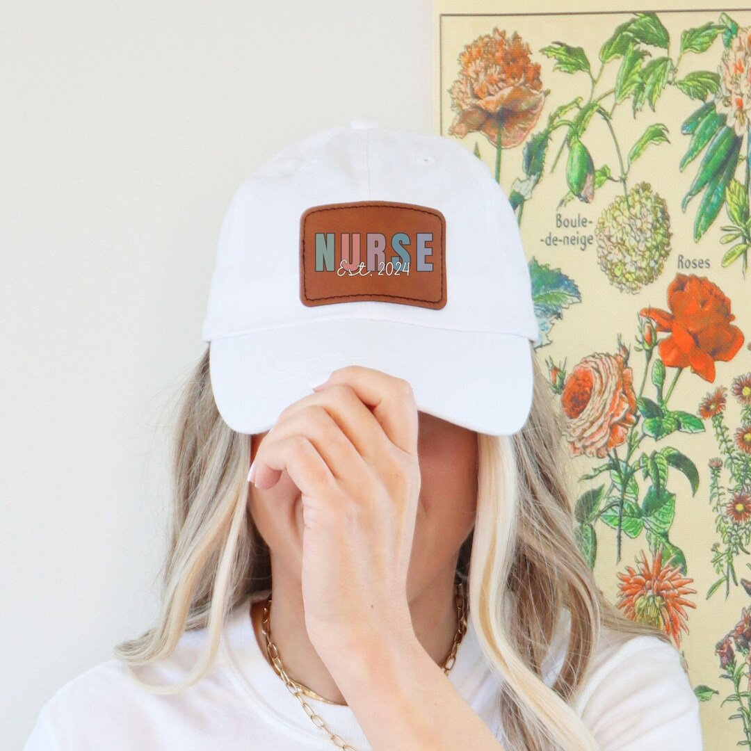Personalized Nurse Hat, Custom Gift for Nurse Practitioner, Nursing ...