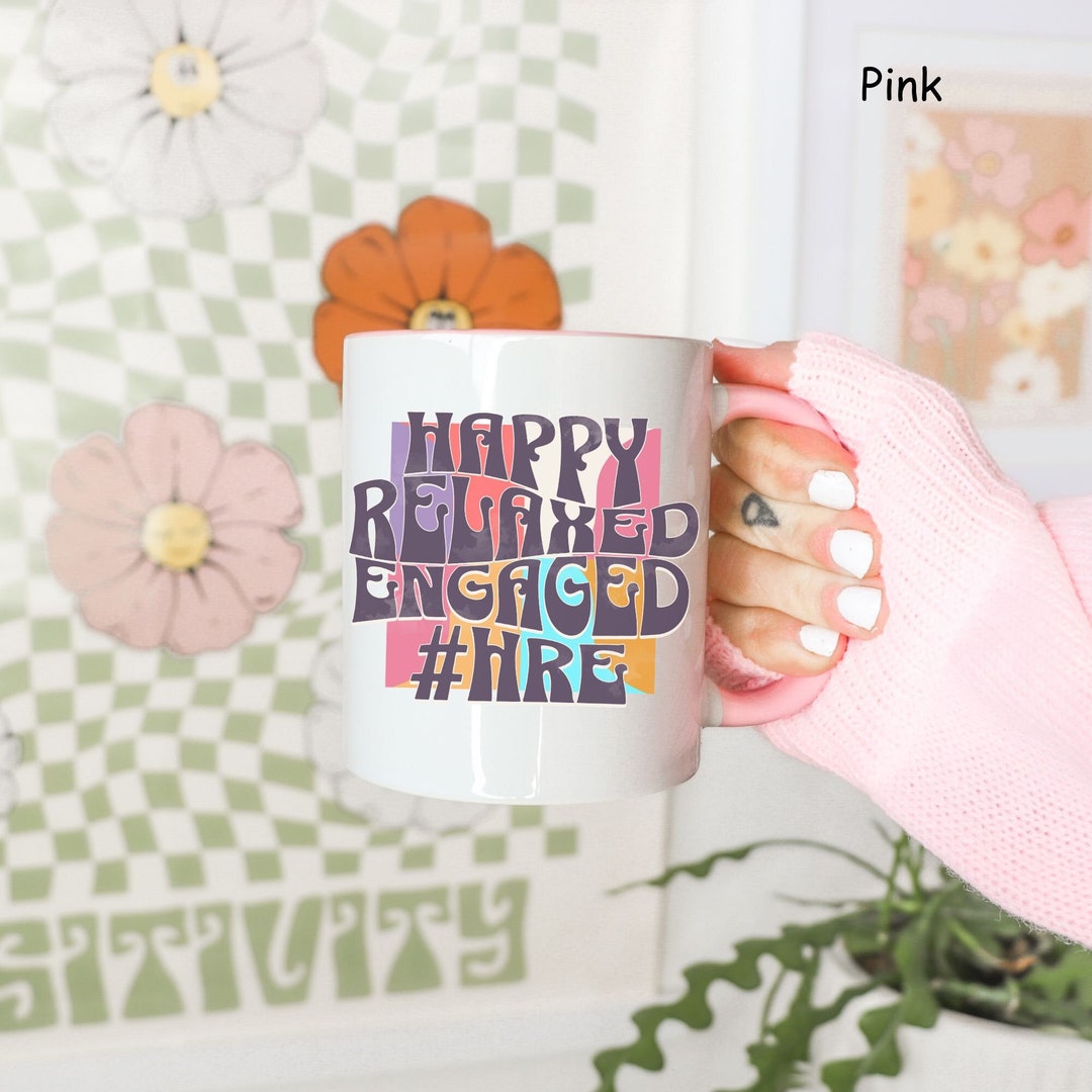 Happy Relaxed Engaged, ABA Therapy Gifts, RBT Coffee Mug, Behavior ...