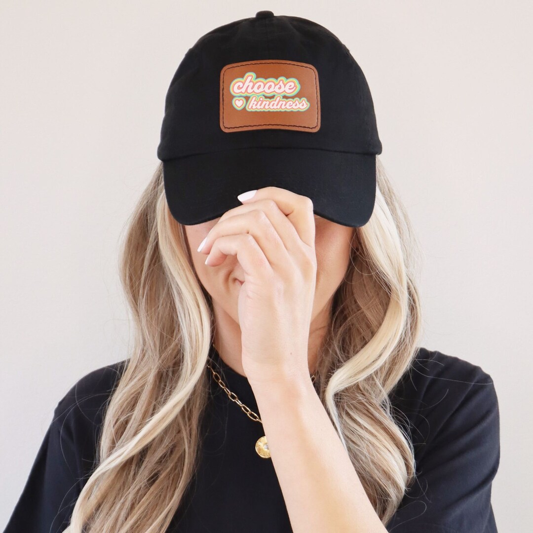 Choose Kindness Hat, Retro Teacher Baseball Cap, Positive Affirmation ...