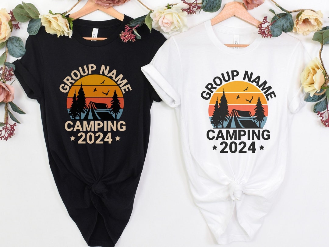 Group Camping Shirts, Camping Trip Shirts, Custom Camping Shirts ...
