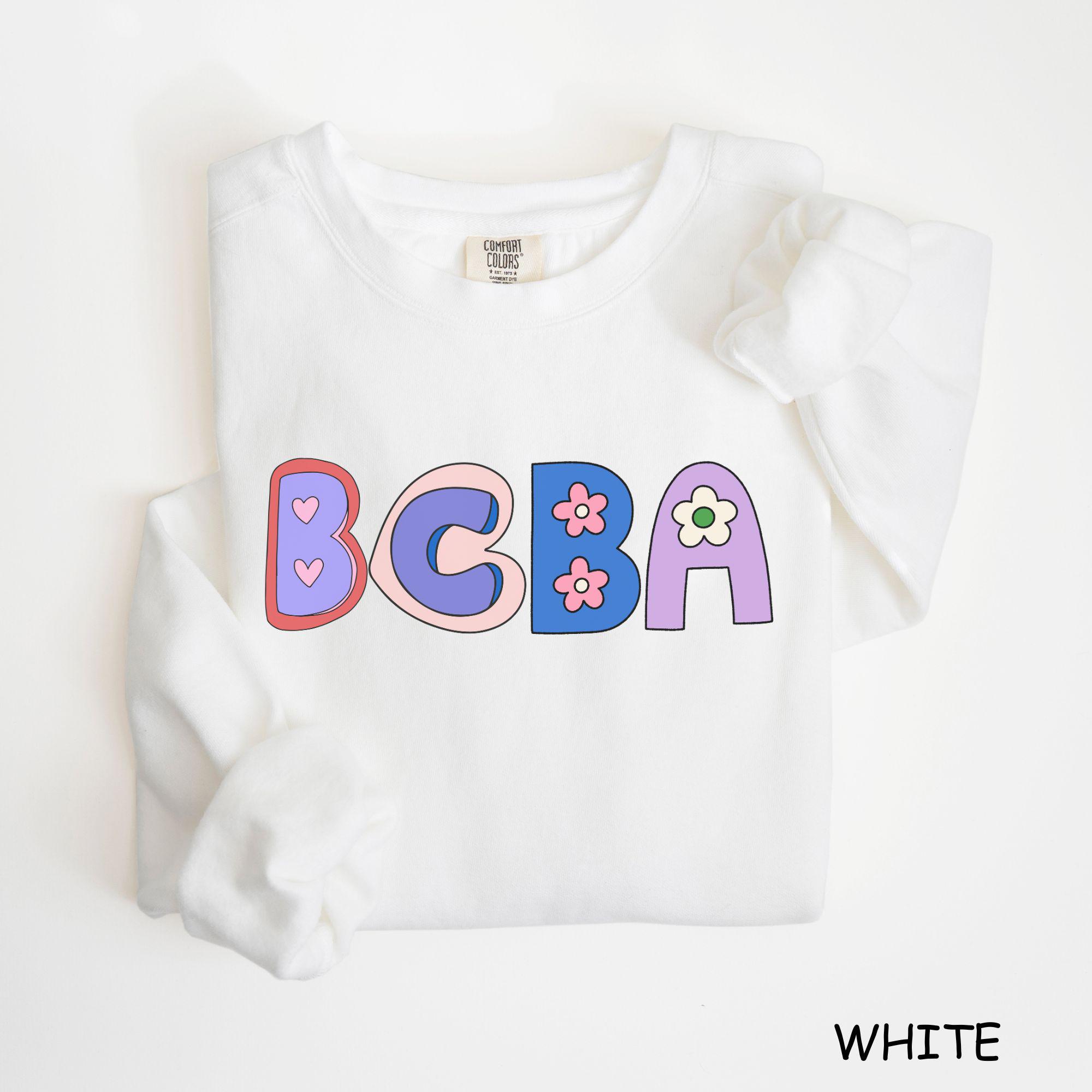 Comfort Colors® Behavior Analyst Sweatshirt, BCBA Graduation Gift, Bcba ...
