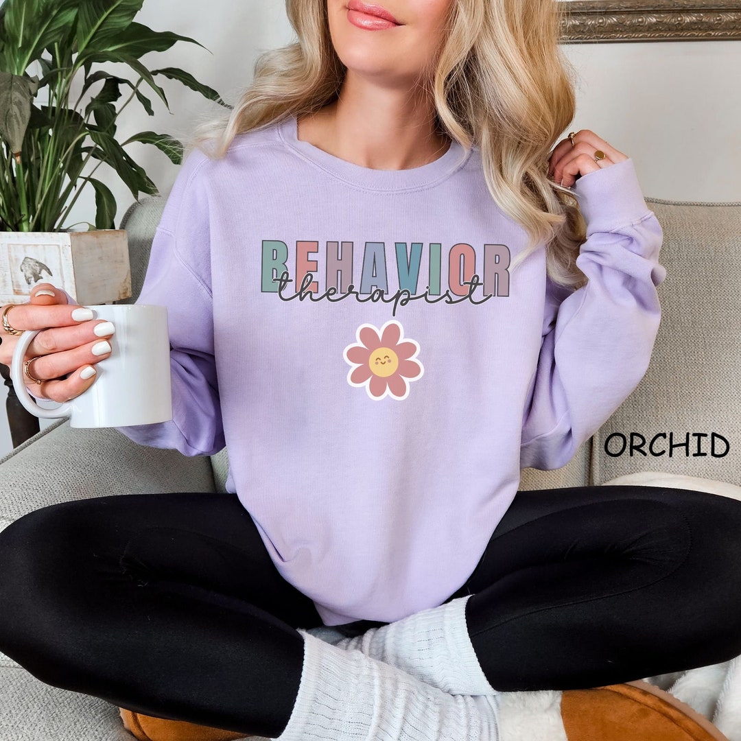 Comfort Colors RBT Sweater, ABA Therapist Sweatshirt, Registered ...