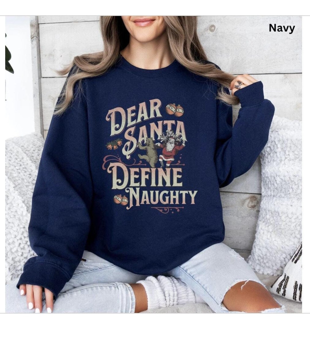 Merry Christmas 2024 Sweatshirt, Dirty Christmas Sweater, Inappropriate ...
