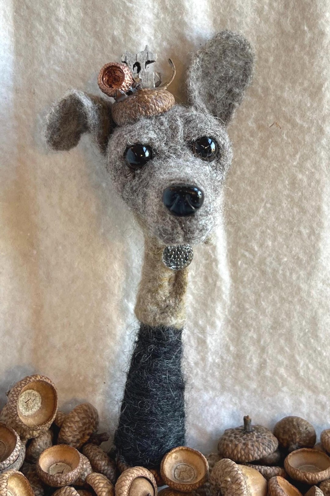 Needle Felted Wool Puppet Decoration - Etsy