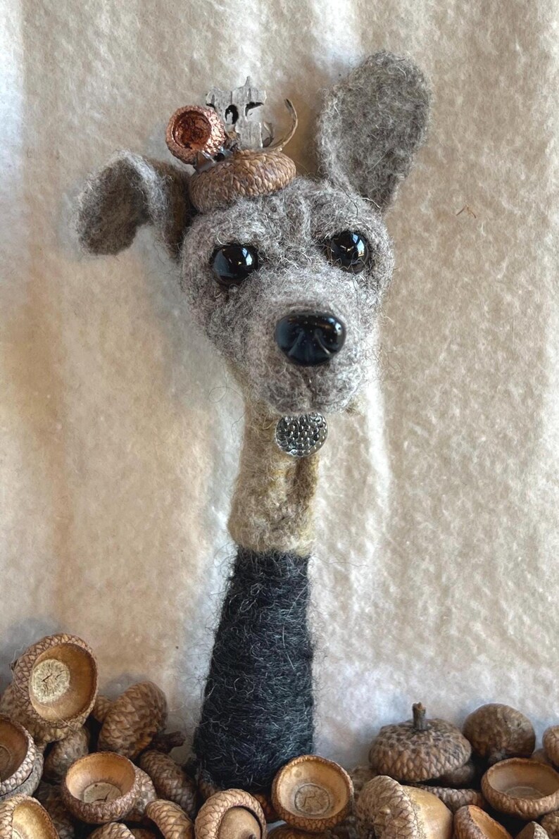 Needle Felted Wool Puppet Decoration - Etsy