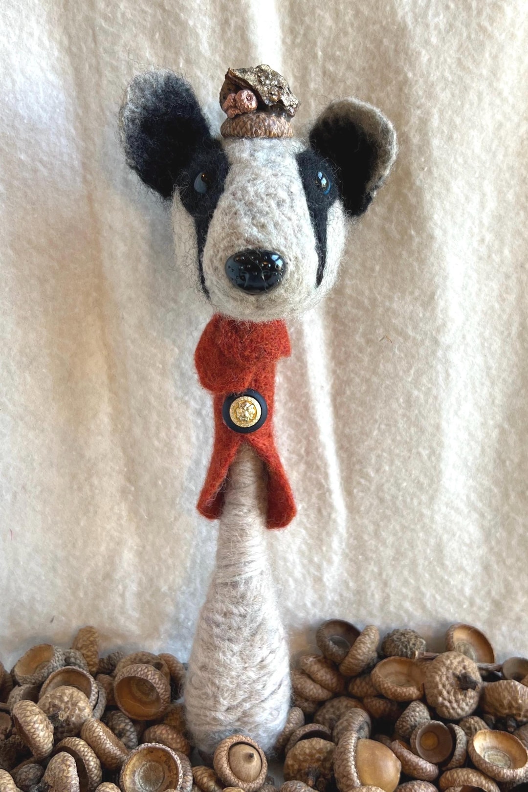 Needle Felted Wool Puppet Decoration - Etsy