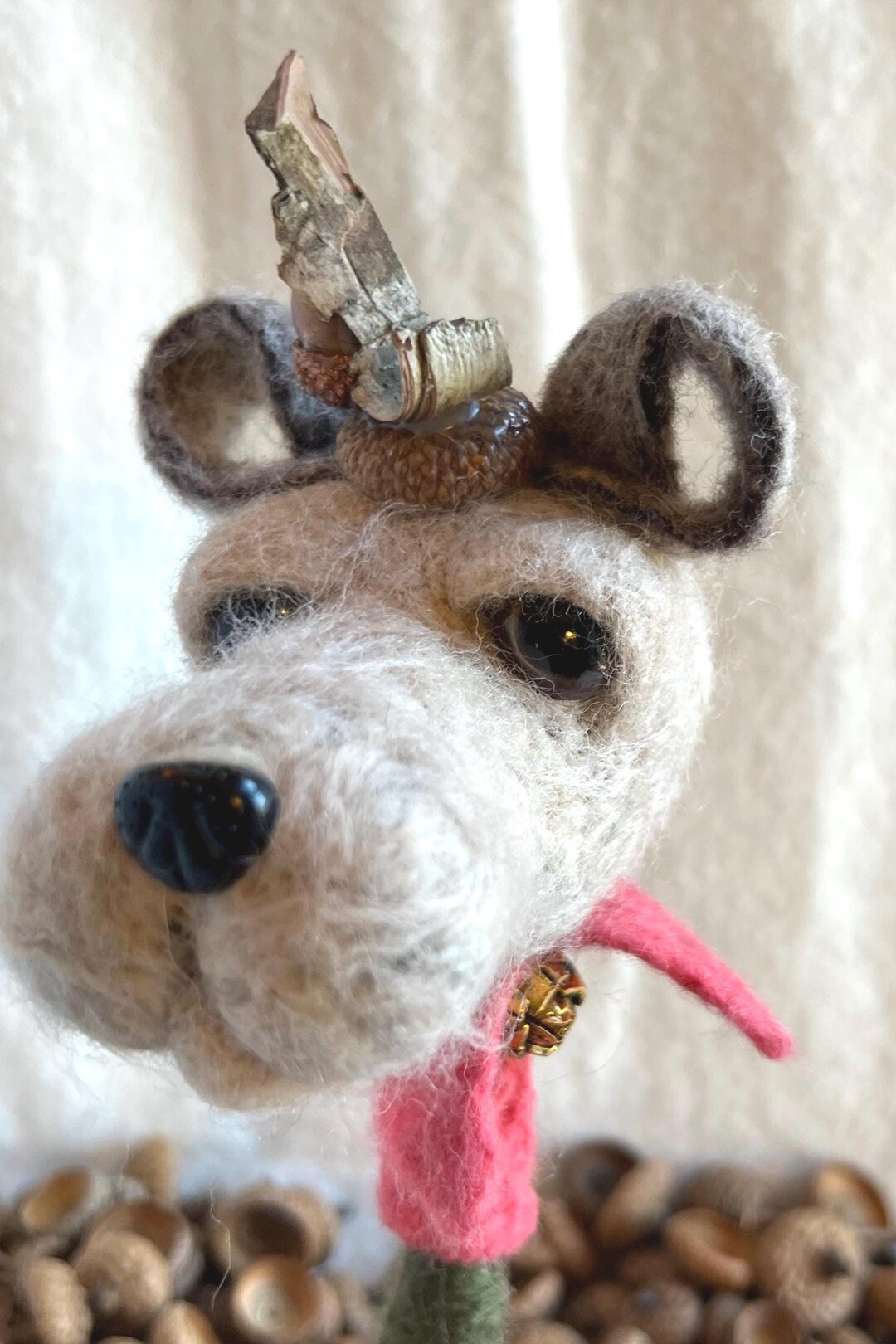 Needle Felted Wool Puppet Decoration - Etsy