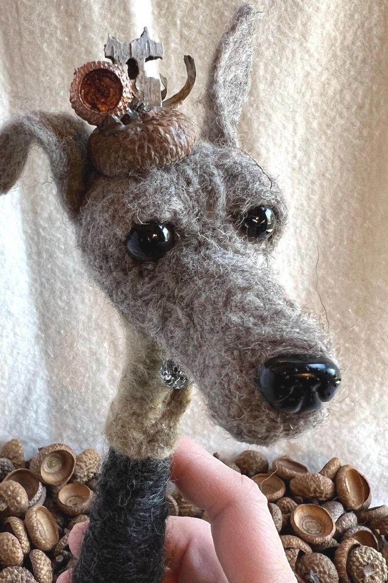 Needle Felted Wool Puppet Decoration - Etsy