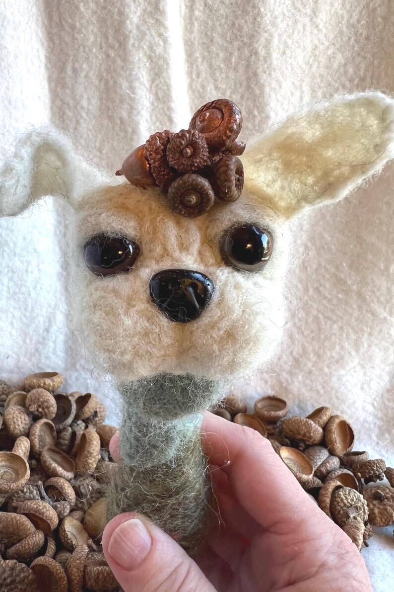 Needle Felted Wool Puppet Decoration - Etsy