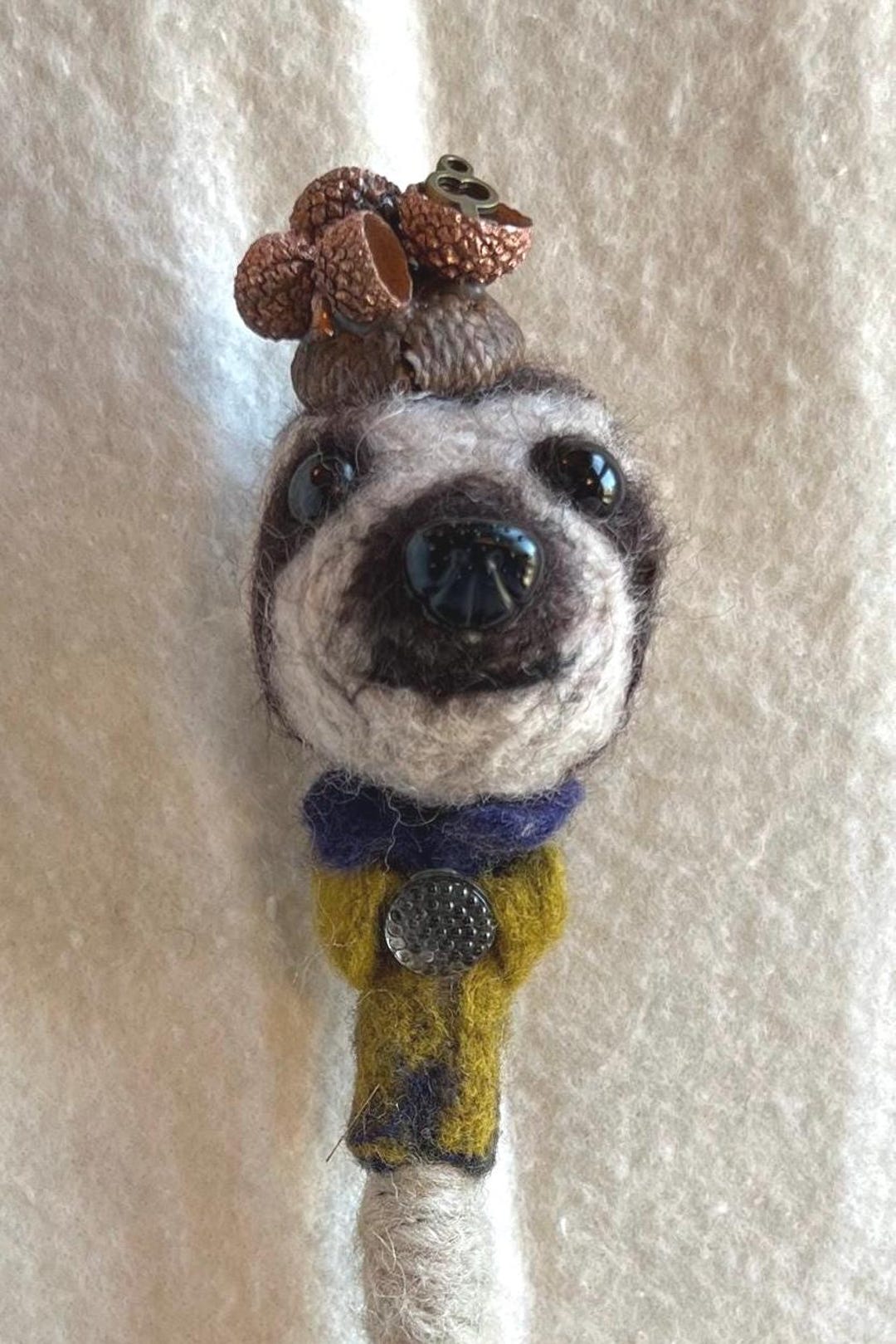 Needle Felted Wool Puppet Decoration - Etsy