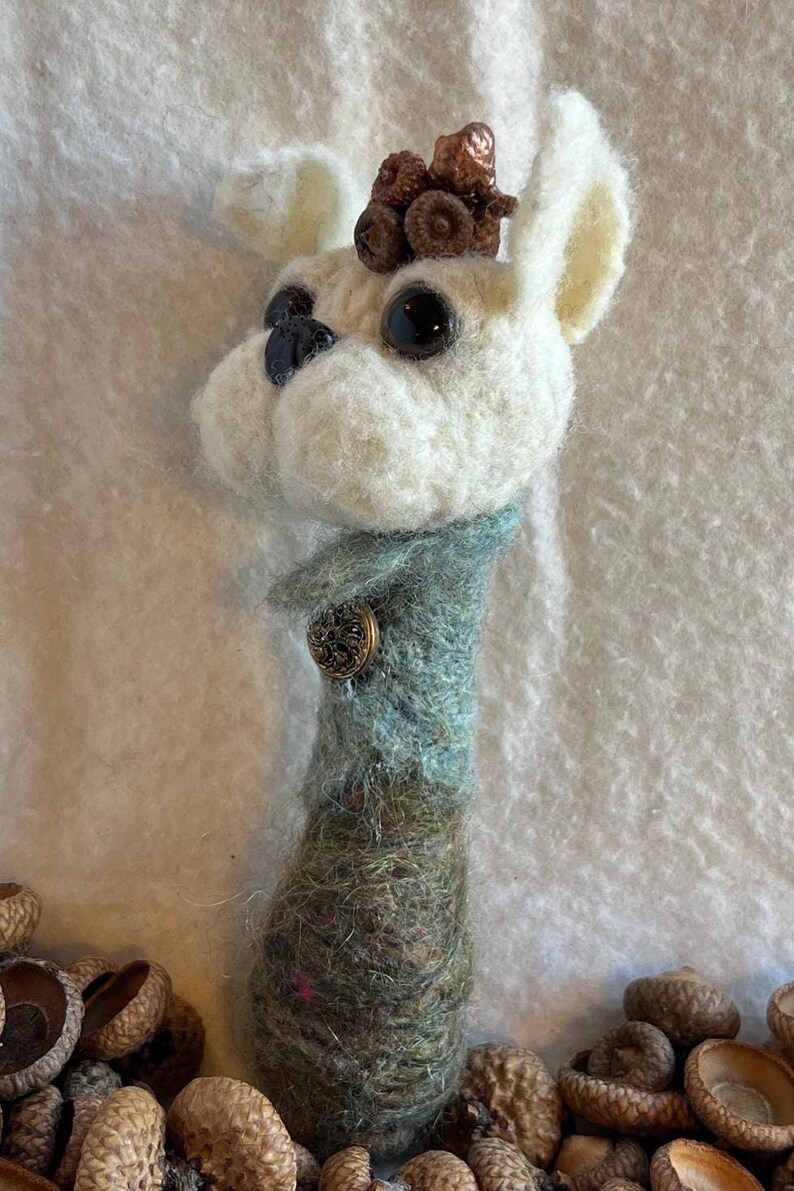 Needle Felted Wool Puppet Decoration - Etsy