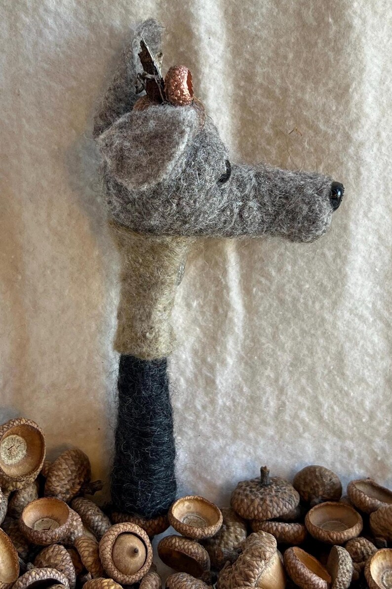 Needle Felted Wool Puppet Decoration - Etsy