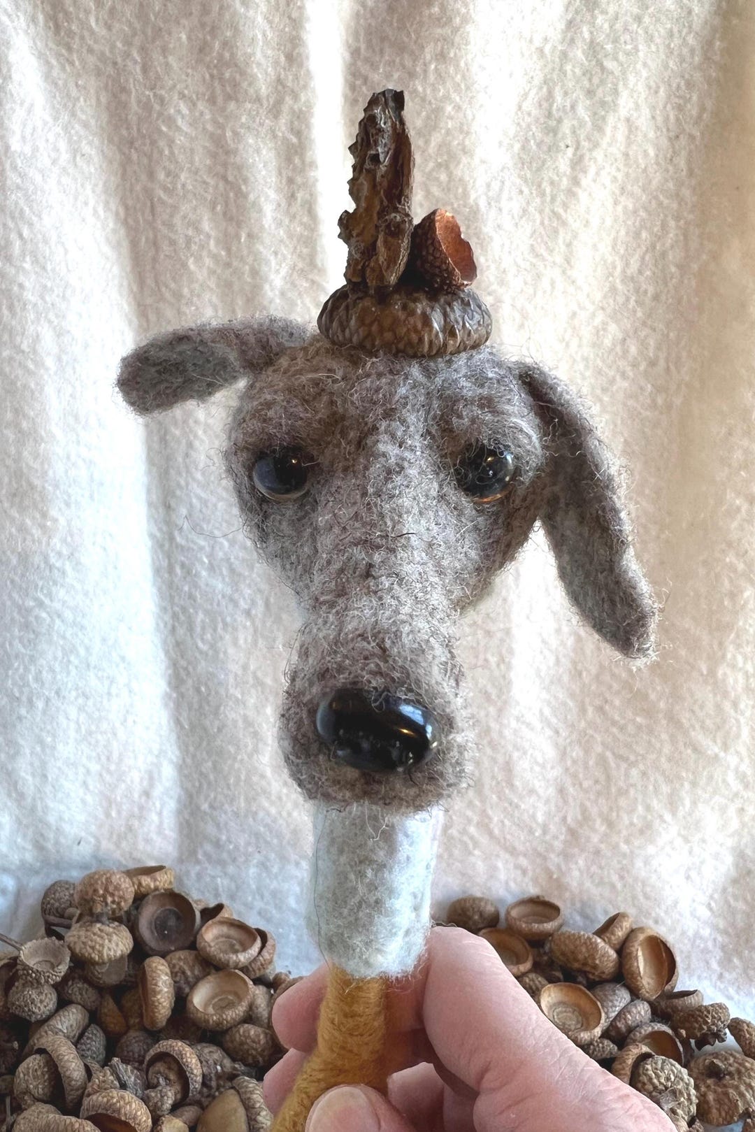 Needle Felted Wool Puppet Decoration - Etsy