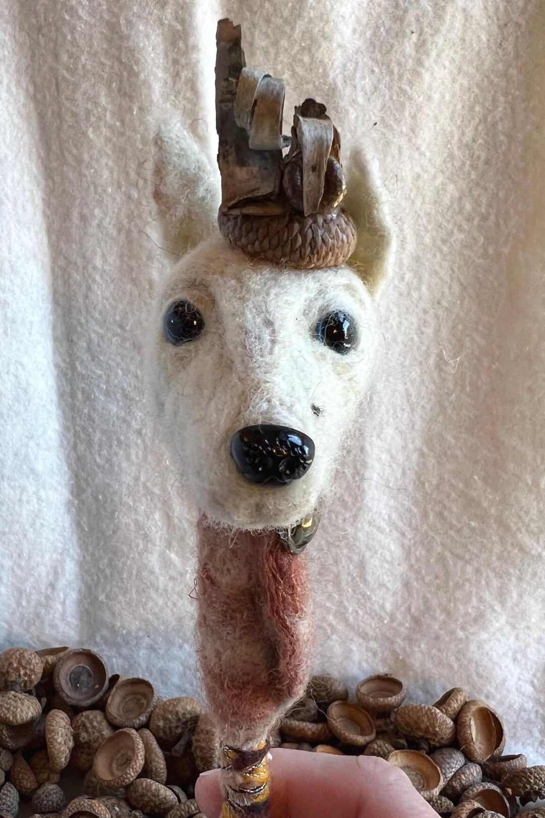 Needle Felted Wool Puppet Decoration - Etsy