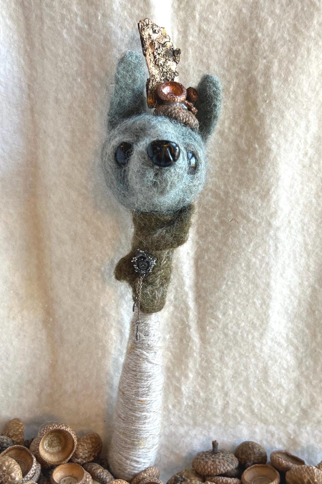 Needle Felted Wool Puppet Decoration - Etsy