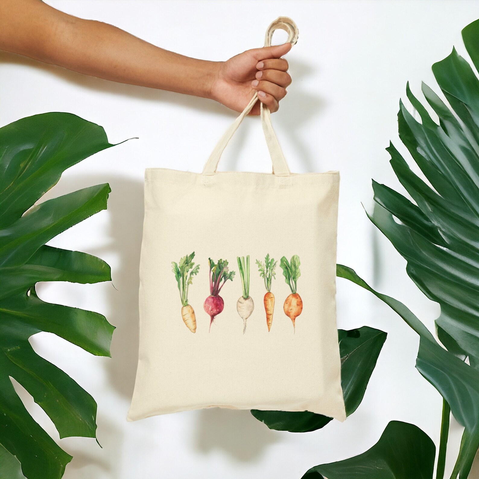 100% Cotton Cloth Vegetable Bag, Farmers Market Tote Bag, Grocery Tote ...