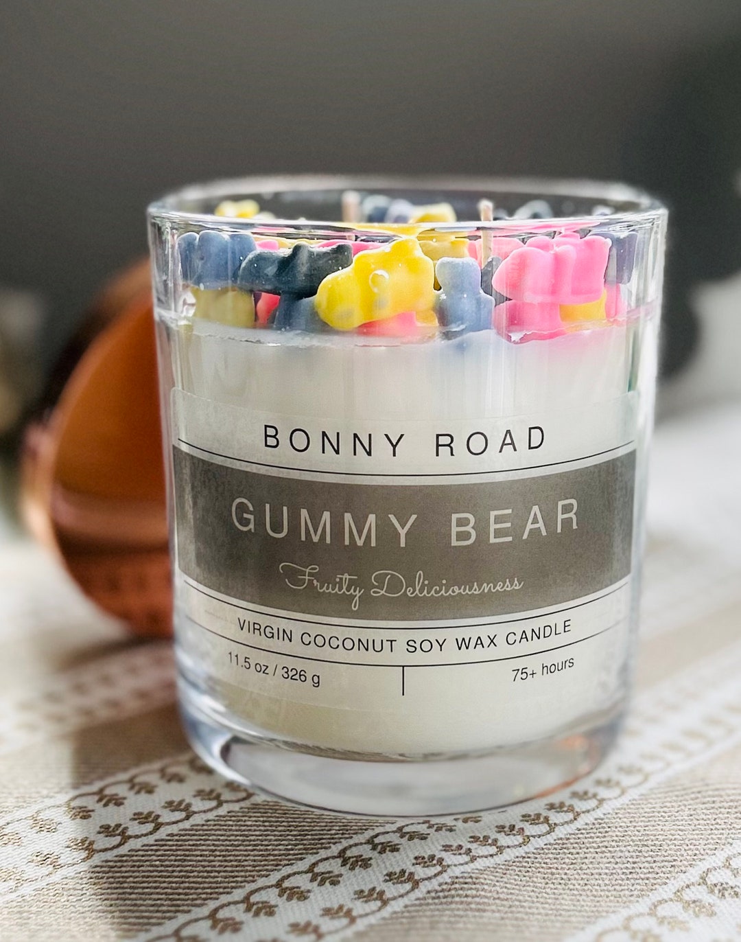Luxury Gummy Bear Candle - Etsy
